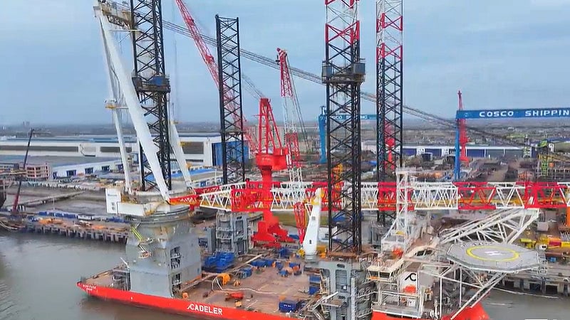 COSCO Begins Commissioning of Cadeler's New Wind Turbine Installation ...