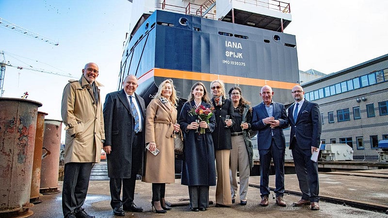 Thecla Bodewes Shipyards Floats Out Transtal Shipping's New Cargo Vessel