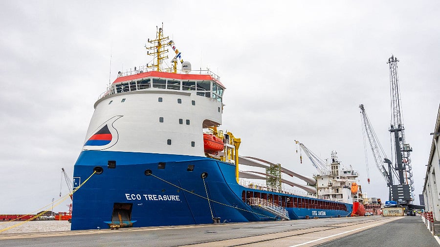 Briese Group christens newest multi-purpose carrier