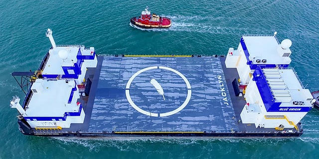 VESSEL REVIEW | Landing Platform Vessel 1 – Booster recovery platform ...