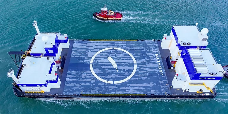 VESSEL REVIEW | Landing Platform Vessel 1 – Booster recovery platform ...