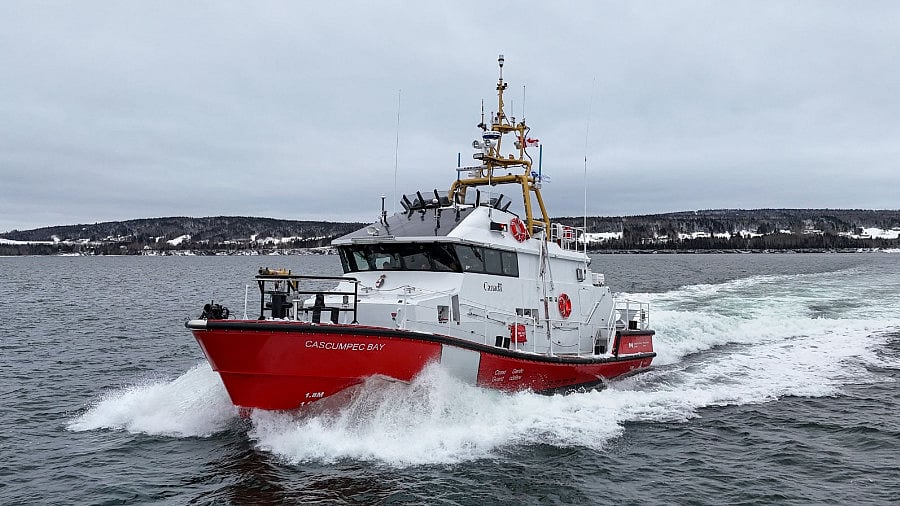 Sea trials begin for Canadian Coast Guard's newest rescue boat
