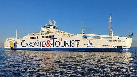 VESSEL REVIEW | Pietro Mondello – New Italian hybrid ferry for ...