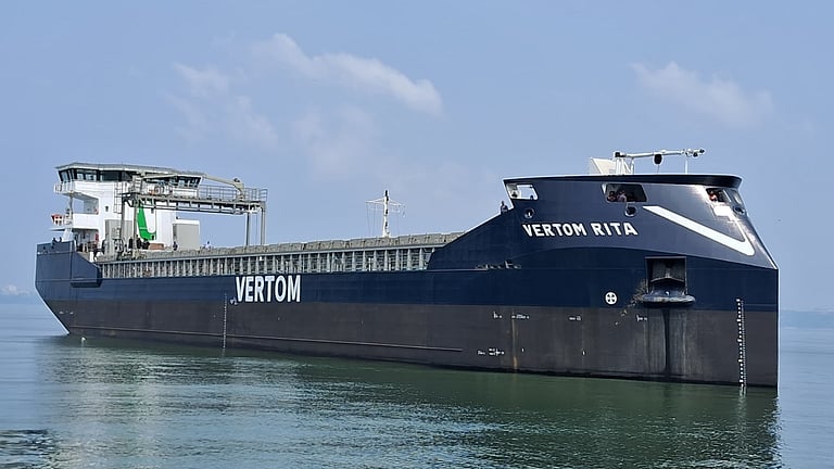 VESSEL REVIEW | Vertom Rita – Versatile 6,000DWT short sea carrier for ...