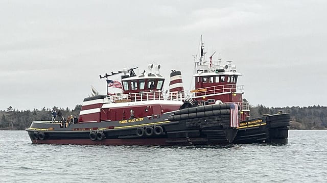 McAllister Towing's newest East Coast harbour tug floated out