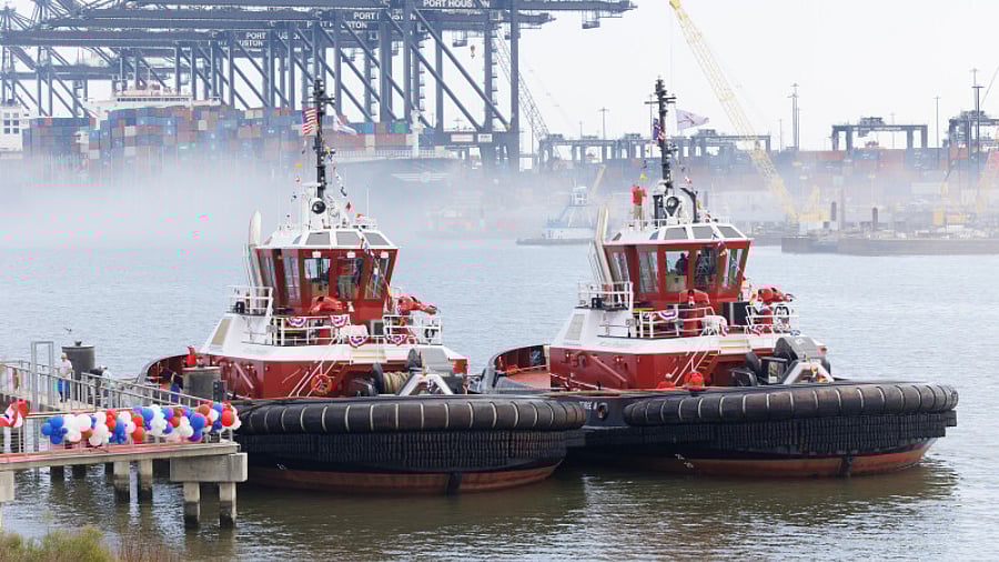 Bay-Houston Towing tug pair formally named