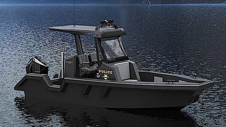 Future New Mexico police boat, Russian inland hospital ship and more