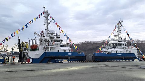 New Russian Arctic rescue tugs inaugurated into service