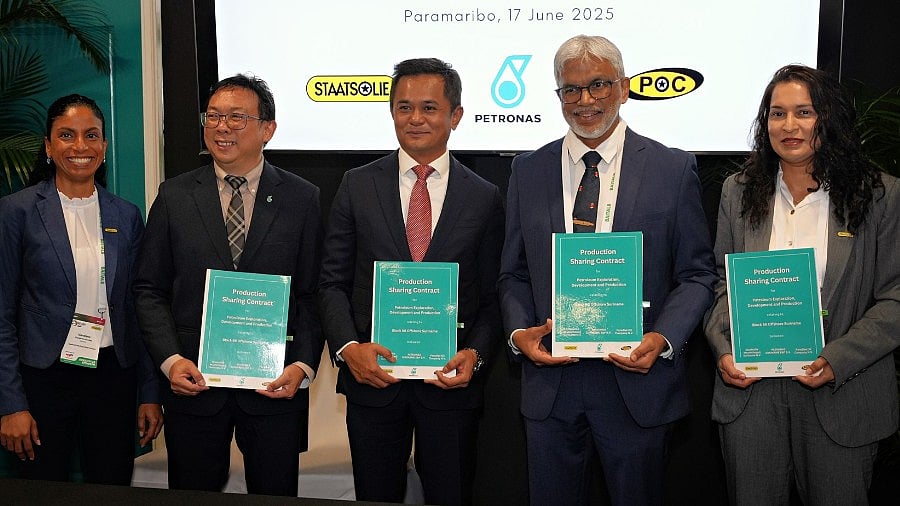 Staatsolie, Petronas sign production-sharing contract for deepwater ...