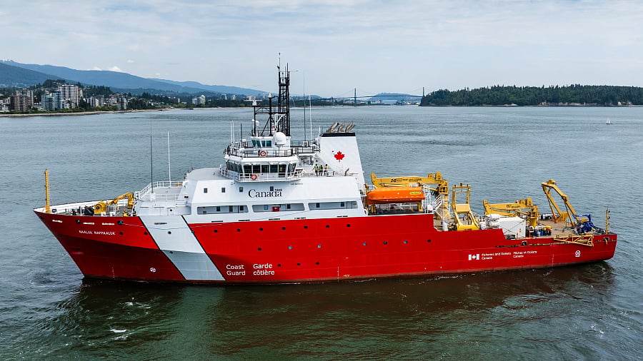 Sea trials begin for Canadian Coast Guard's newest ocean research ship
