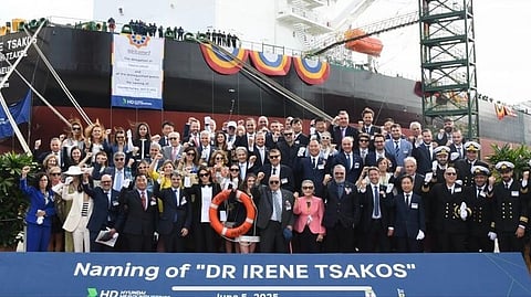 Tsakos Energy Navigation takes delivery and names new suezmax tankers