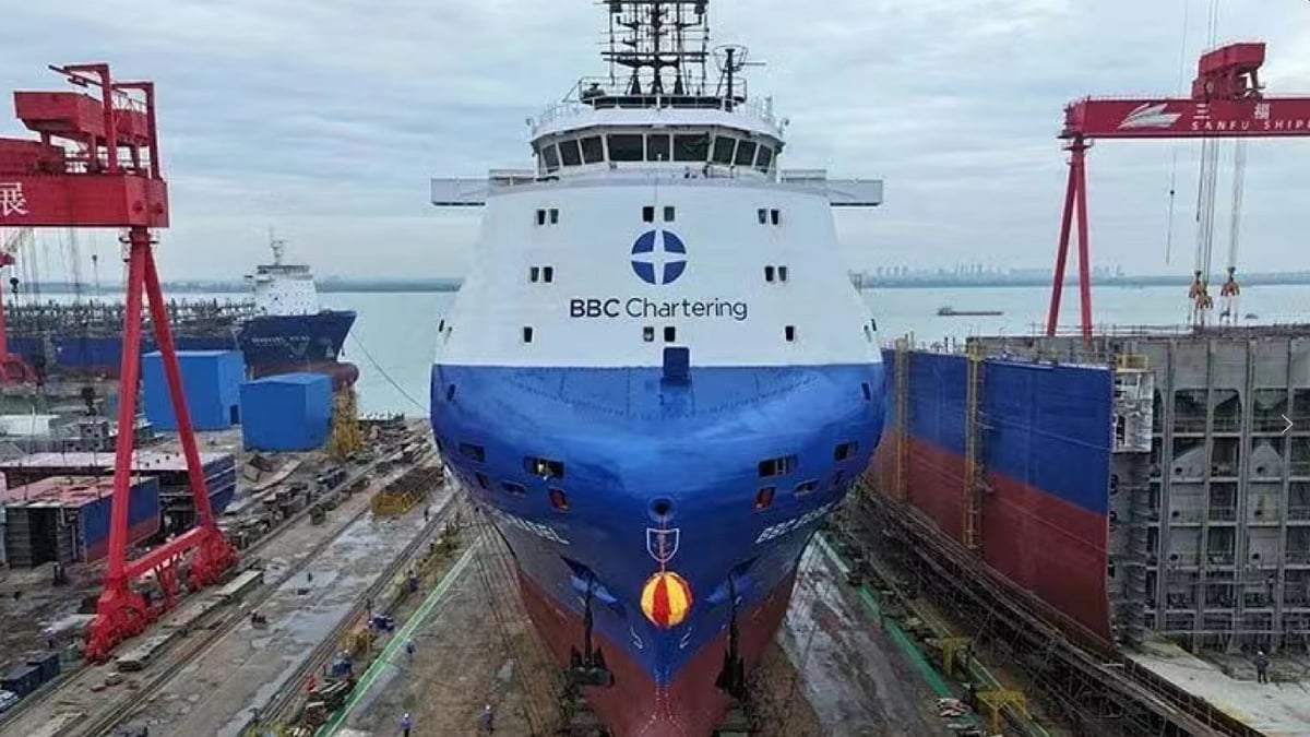 Briese Group's newest 11,000DWT multi-purpose carrier floated out