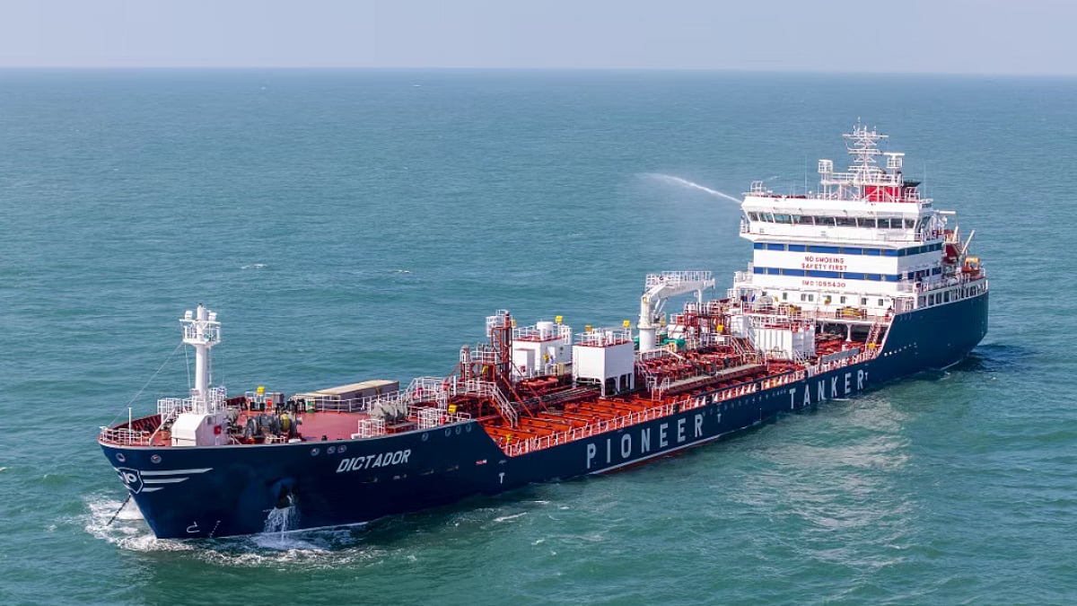 China's Pioneer Tanker christens dual-fuel newbuilds