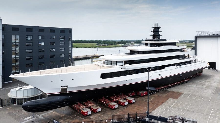 Oceanco launches 111-metre superyacht
