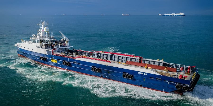 Zamil 80 – Fast supply vessel to support offshore energy activities in ...
