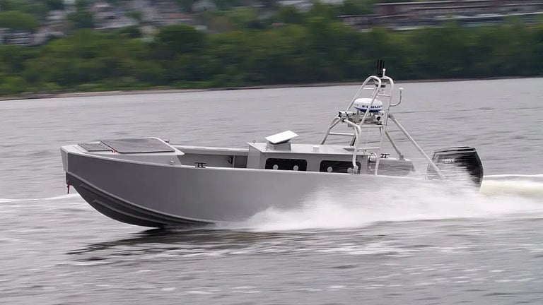 US technology firm unveils interceptor USV