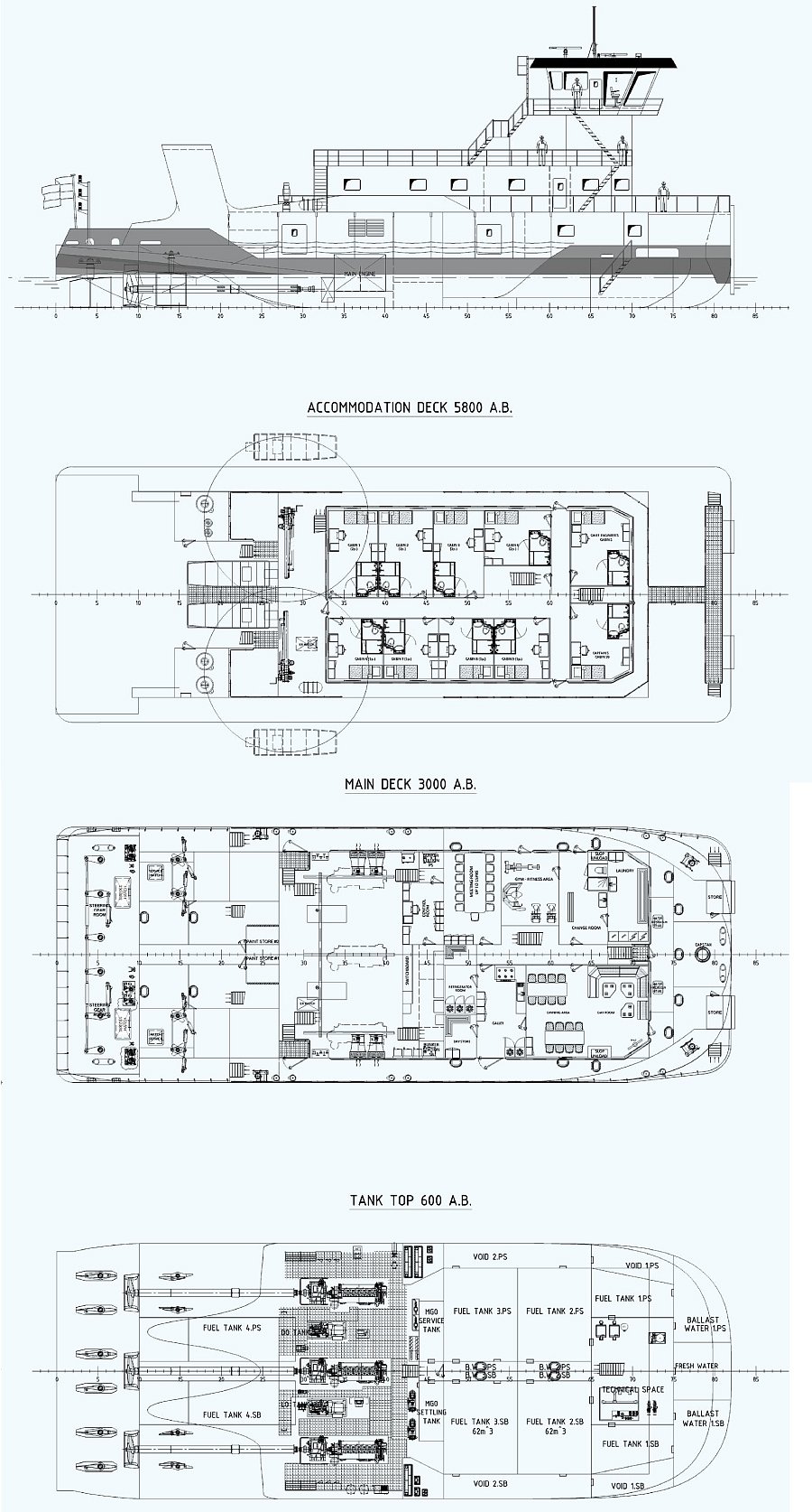 Veronica V–Pusher tug to support cargo transport along Paraguay River