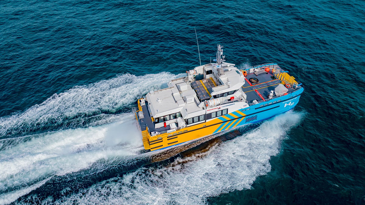 Hydrocat 60 – Hydrogen-powered fast crewboat enters service with ...