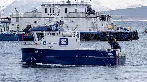 Toffe – Compact aquaculture workboat for Norway's Kleiva Fiskefarm