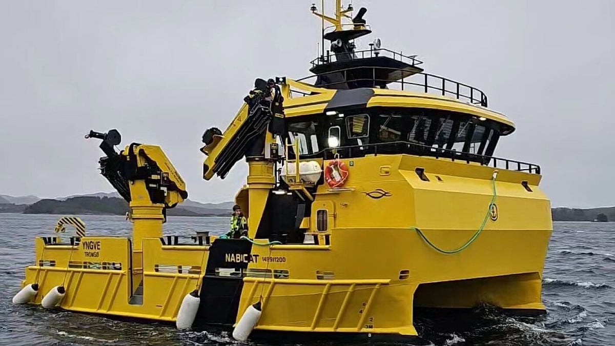 Yngve – Fish farm workboat built for Norway's coastal waters