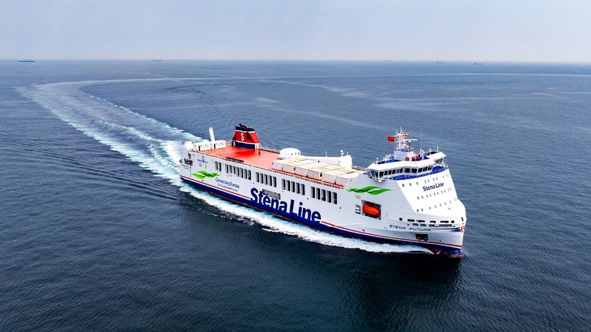 Stena Line's newest hybrid Ro-Ro sails on delivery voyage to Europe