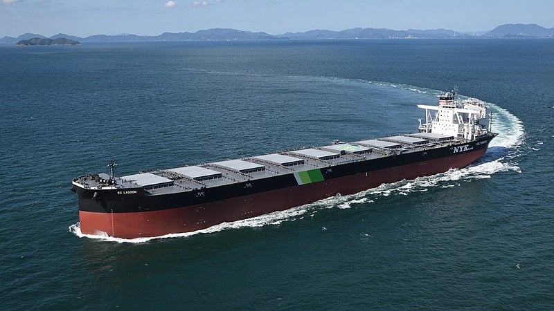 NYK Line takes delivery of new dual-fuel Capesize bulker