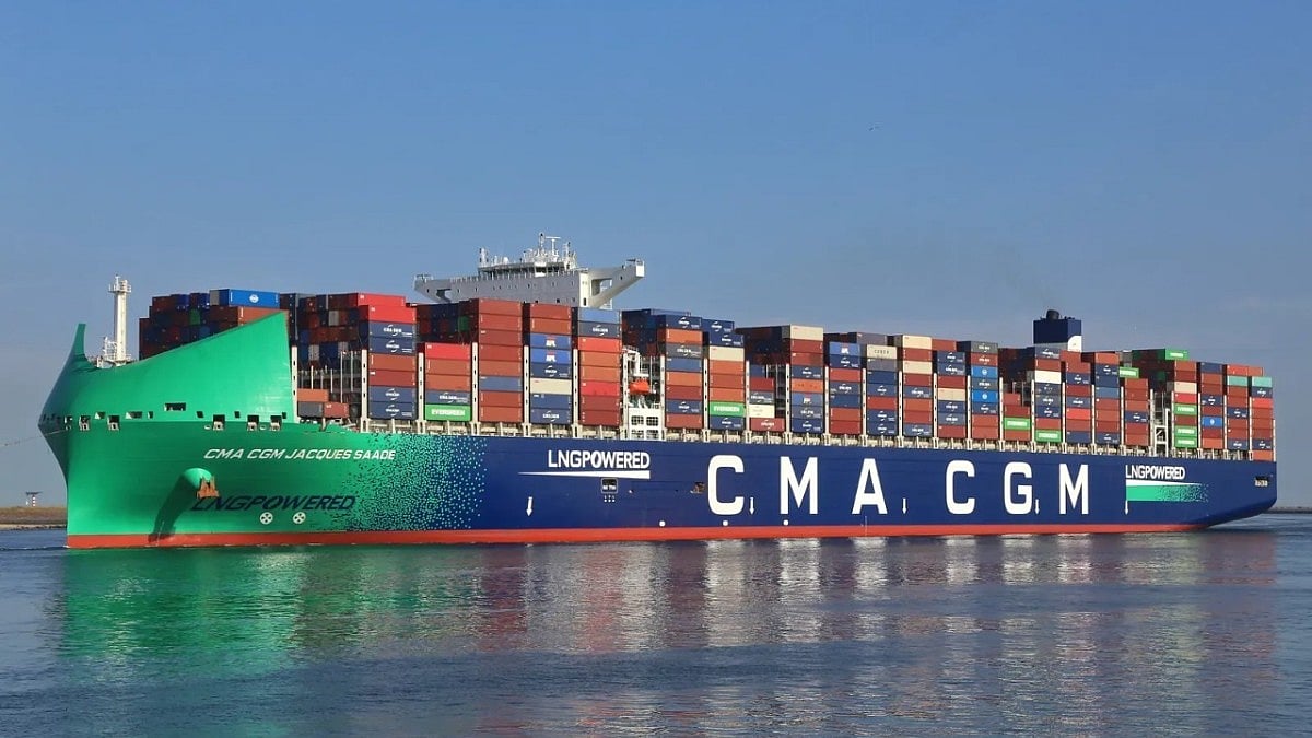CMA CGM ships transit Suez Canal as Red Sea risks ease