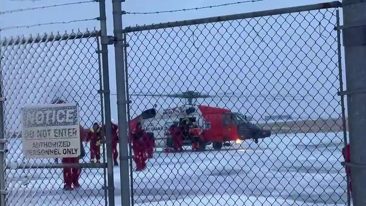 All crew safe after fishing vessel runs aground in the Bering Sea ...