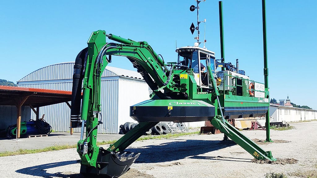 Austria's Verbund places new amphibious dredger into service