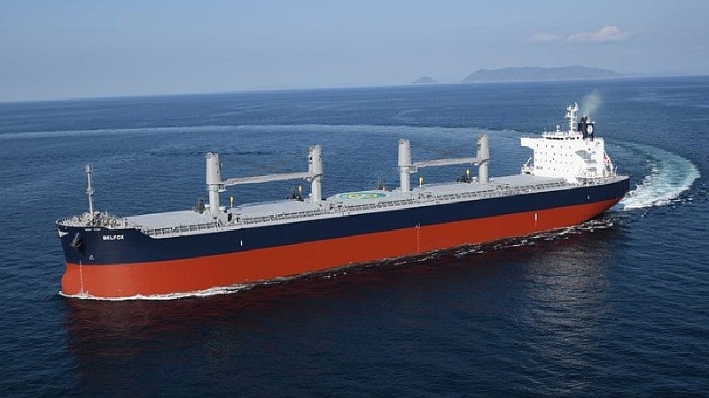 Japanese shipbuilder delivers new Handymax bulk carrier