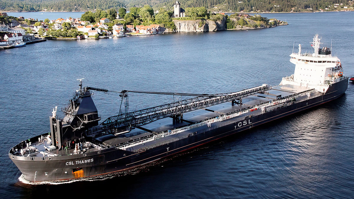 Fire ignites on bulk carrier in Germany's Emden Port
