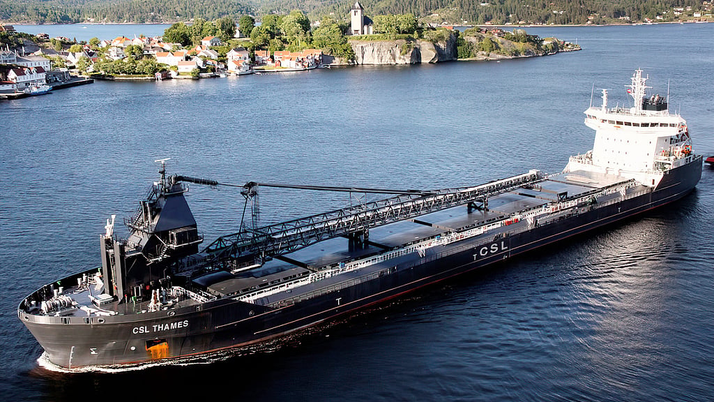 Fire ignites on bulk carrier in Germany's Emden Port