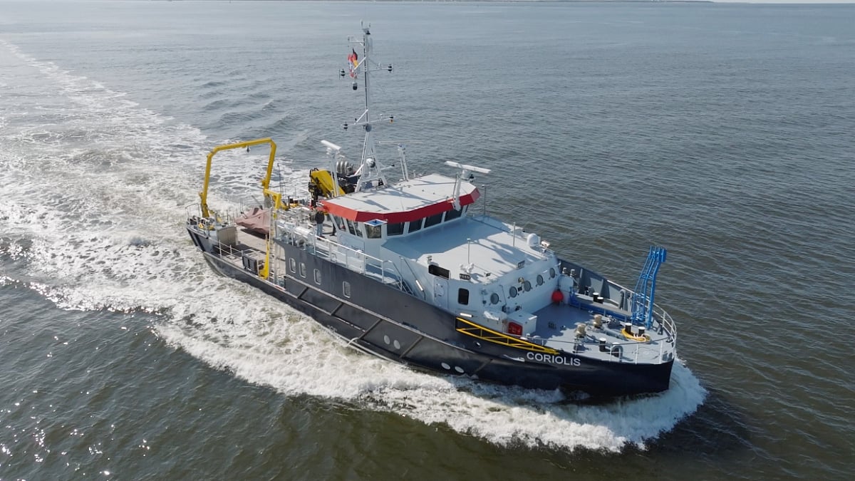 Coriolis – Hybrid hydrogen-powered vessel for German science institute