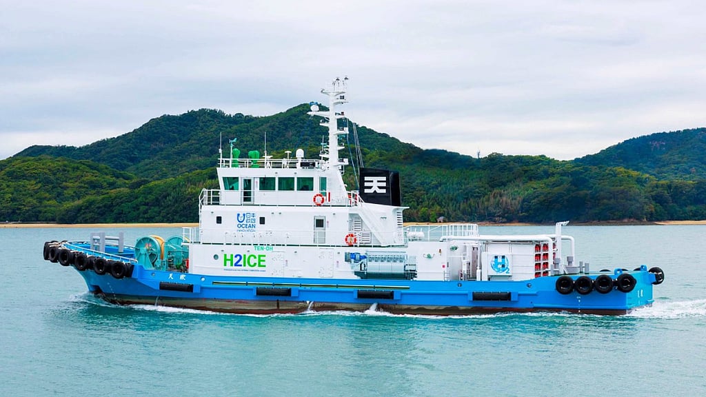 Ten-Oh – Demonstrator tug fitted with hydrogen dual-fuel propulsion