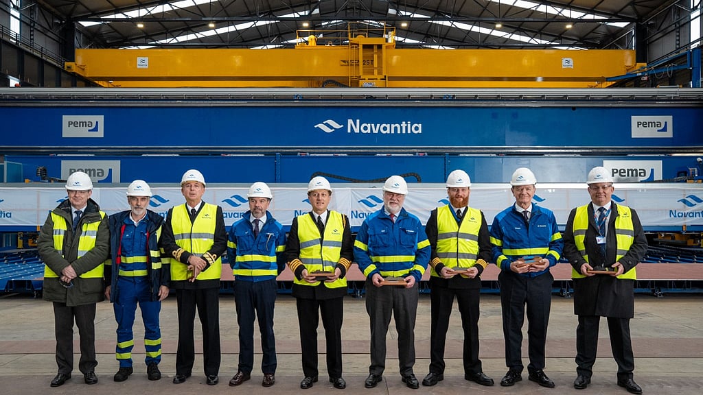 Construction begins on modules for future Royal Navy support ships