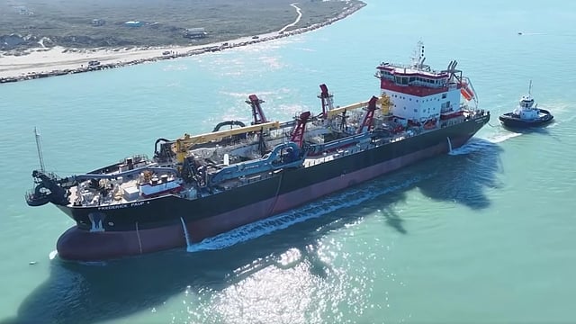 Manson Construction Company takes delivery of largest TSHD in the US