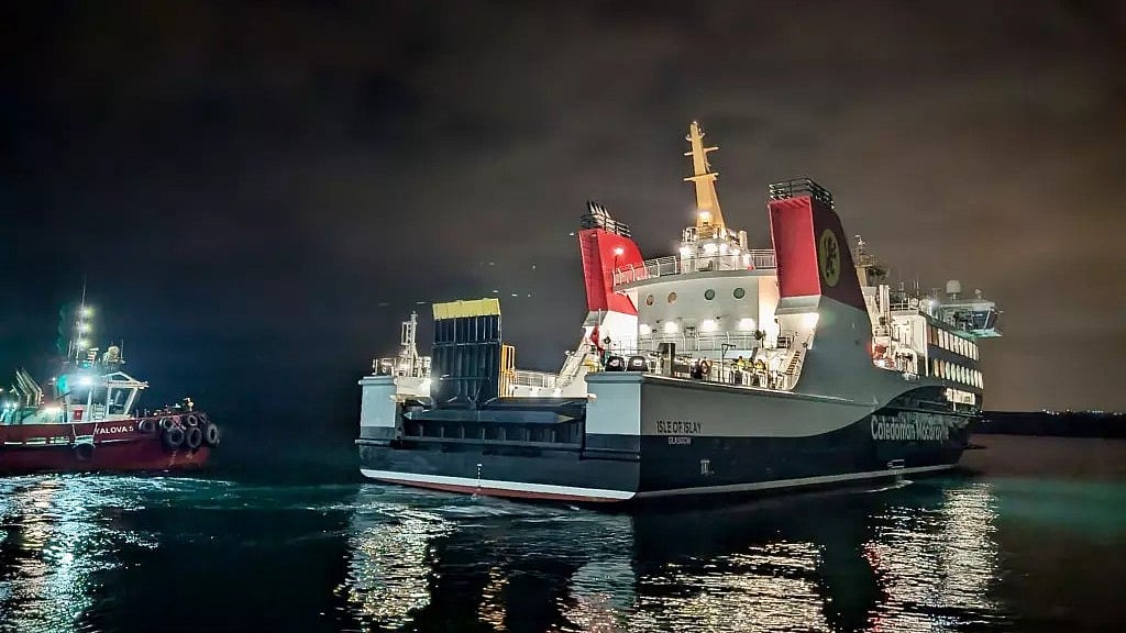 CMAL's newest Ro-Pax ferry begins maiden trip from Turkey to Scotland