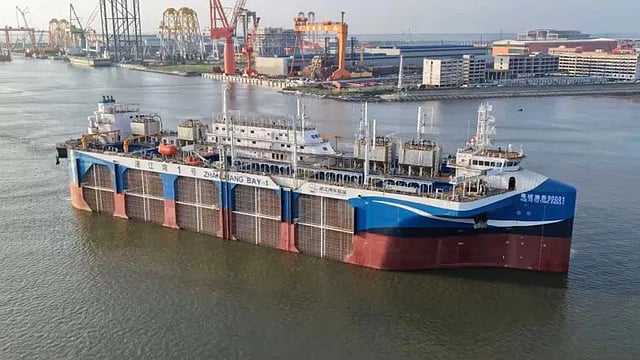 Zhanjiang Bay No 1 – Aquaculture platform boasts autonomous systems