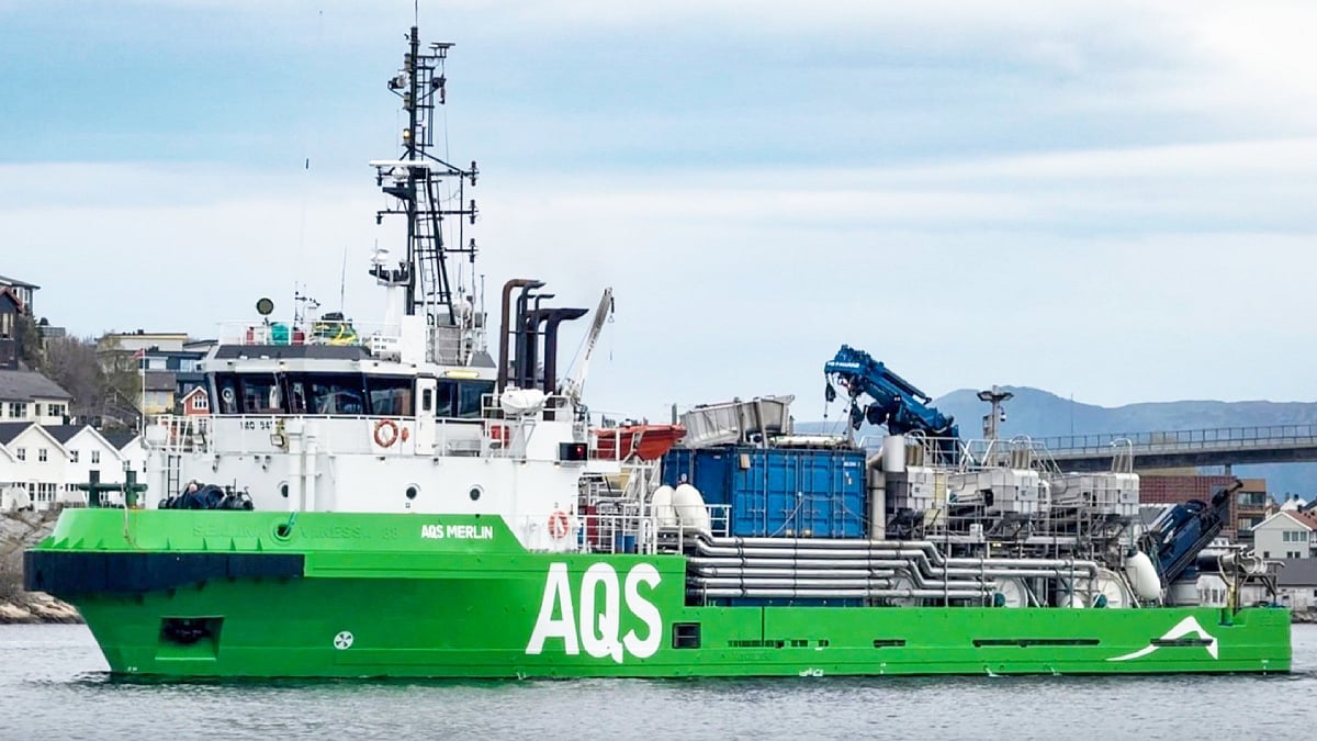 AQS Merlin – Delousing boat upgraded for general fish farm support