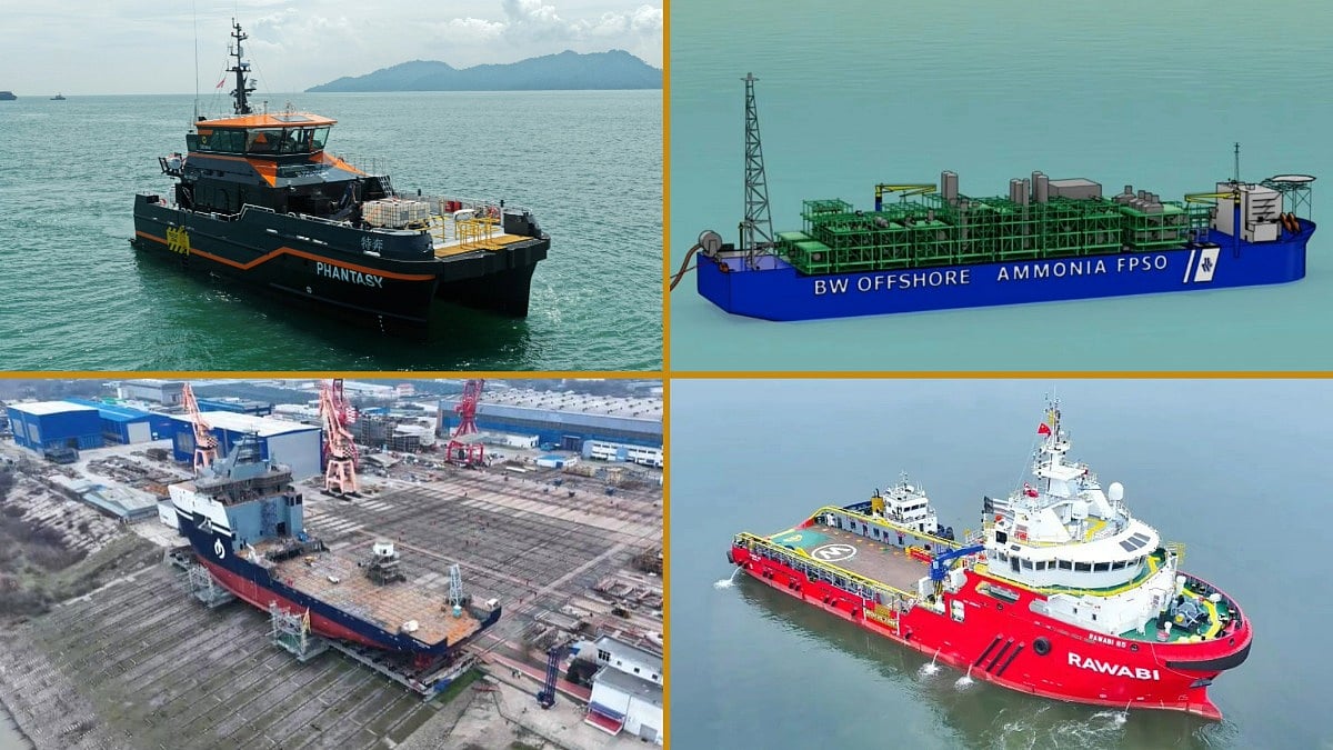 Ammonia FPSO concept, AHTS construction and more