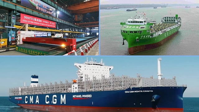 Delivery to French owner, Chinese electric ship trials and more