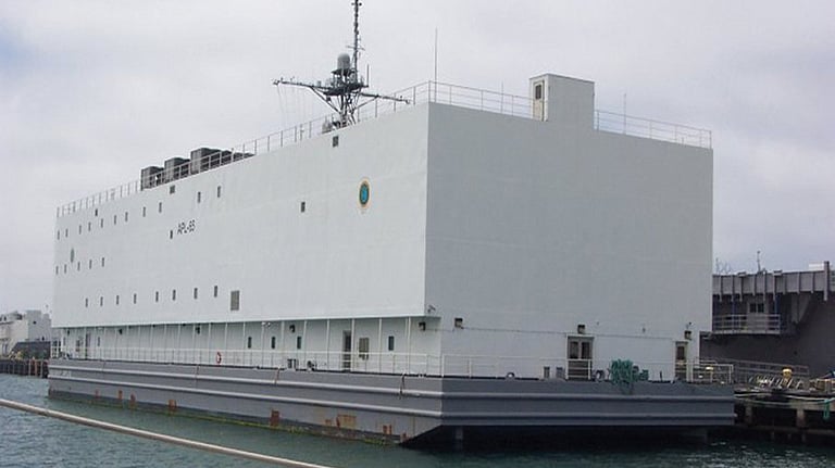 New berthing and messing barge delivered to US Navy