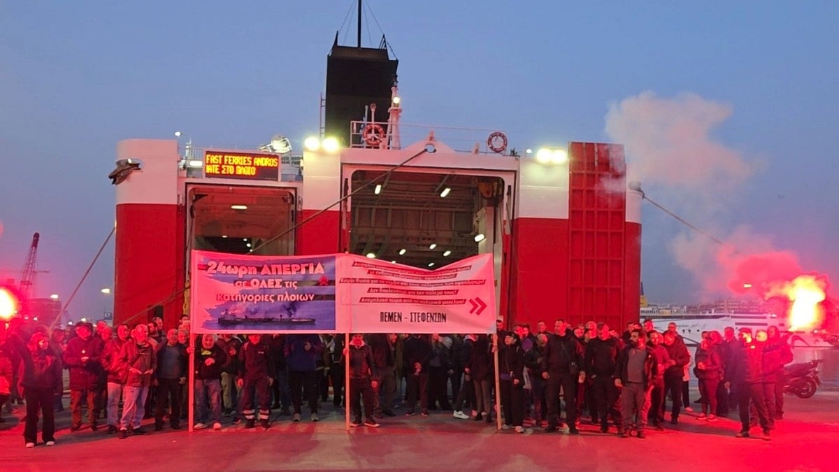 Greek union strike over crews stranded in the Persian Gulf by Iran war