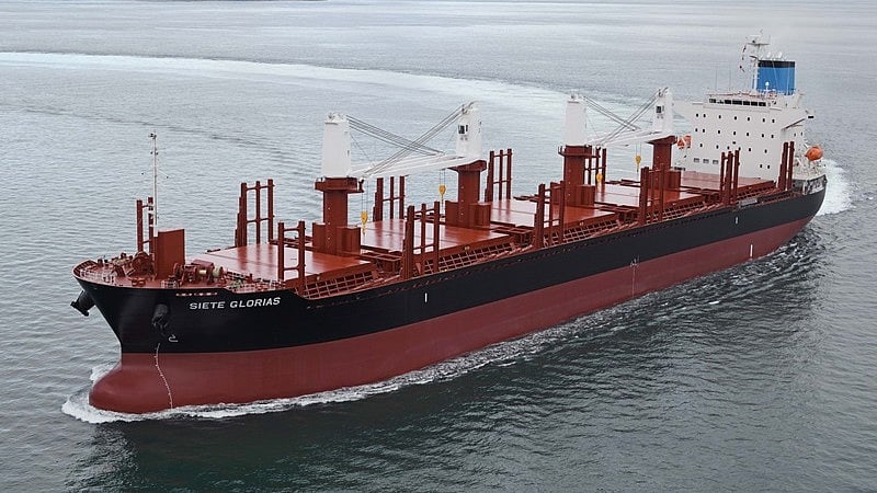 Japanese shipbuilder hands over new 40,000DWT bulk carrier