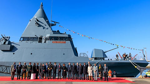 Angolan Navy's newest corvette launched in France