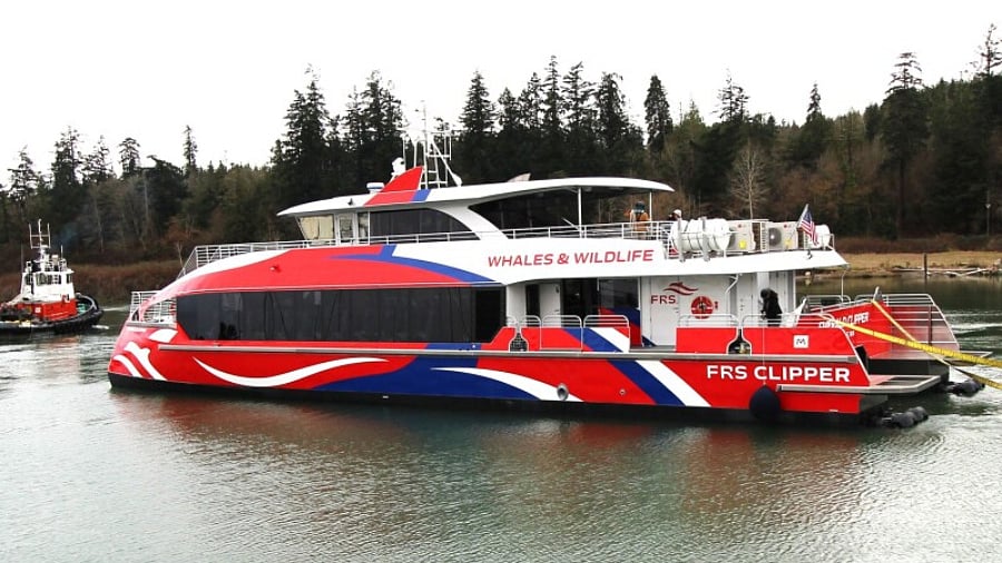 FRS Clipper's newest whale-watching boat hits the water