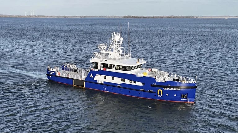 Geo Master – Hybrid survey and ROV support vessel for N-Sea