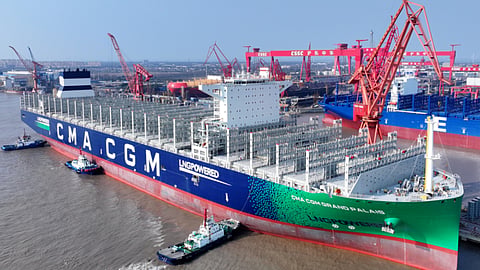 CMA CGM welcomes dual-fuel 24,000TEU ship to fleet