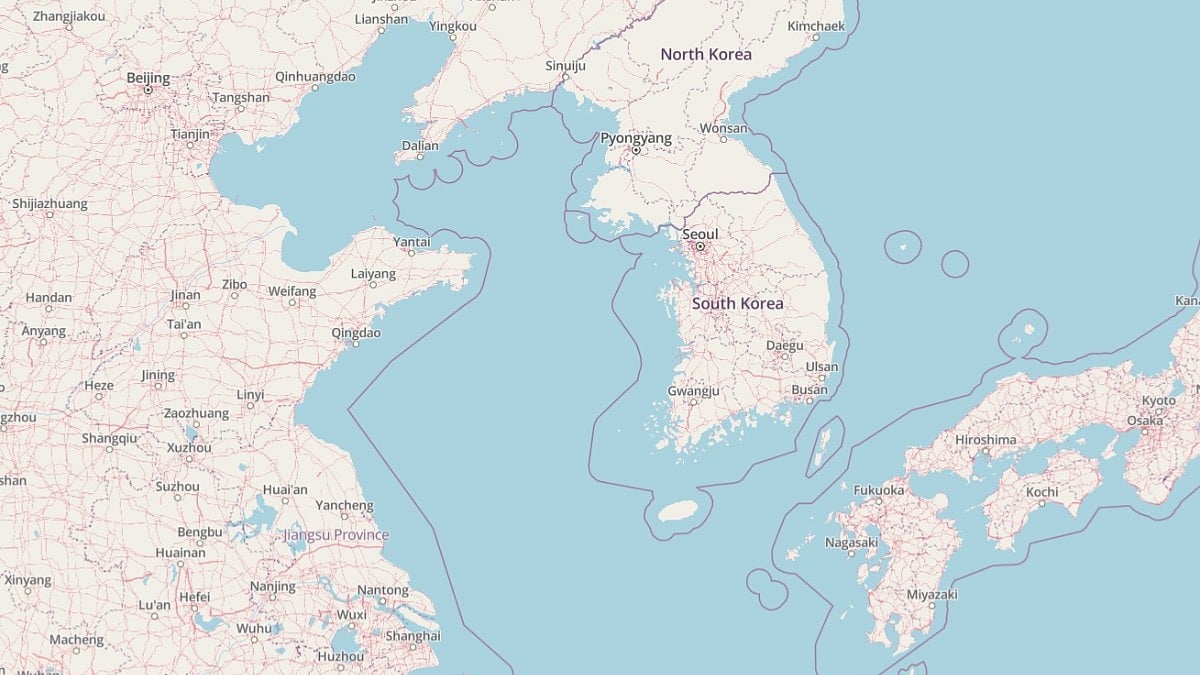 South Korea questions Chinese national found at sea in rubber boat