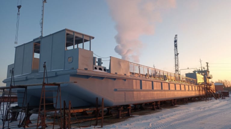 Ice-capable ferry barges designed for Russian waters
